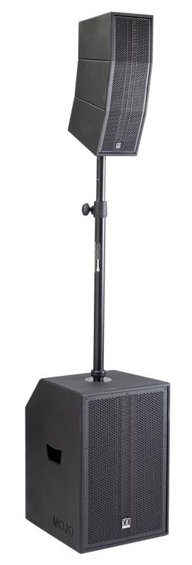 Audiophony MOJO2200 CURVE Compact Active Curve Array System with Mixer ...